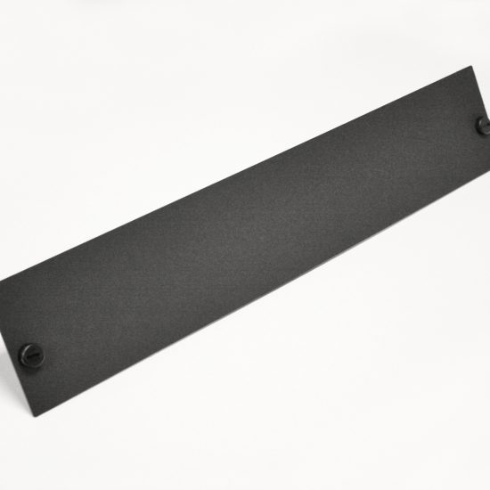 2U Blanking Panel | Snap-in Clips | Square | Black | 19" - Data Center ...