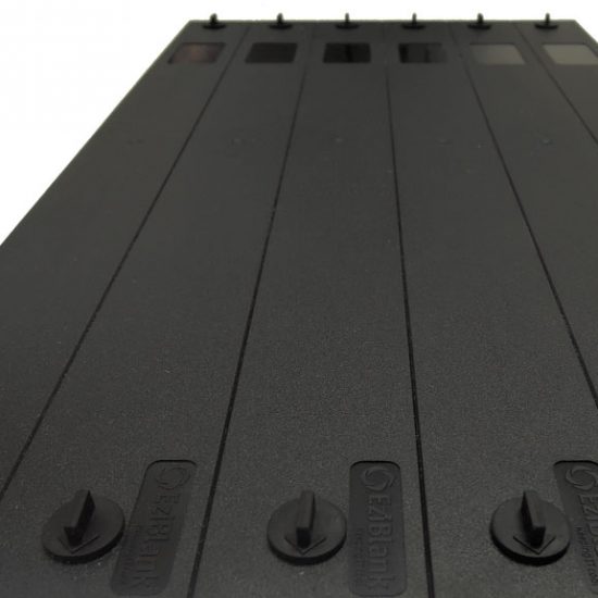 6U EZi Blank | (Qty 10 Panels) Tool-Free Mounting | Blanking Panel ...
