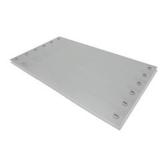 EziBlank Brush Blanking Panel (Qty 125 Panels) 19" 1RU | Universal Hole - Data Center Store